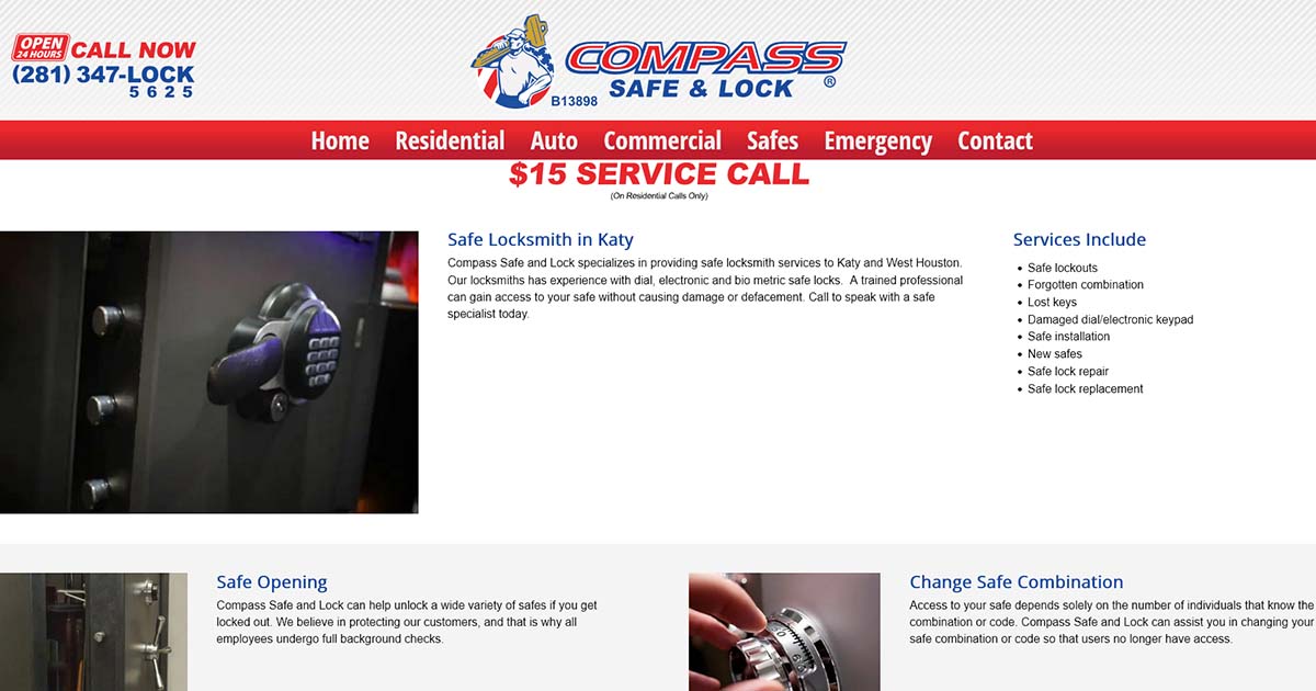 Safe Opening & Safe Lock Repair | Katy TX Locksmith